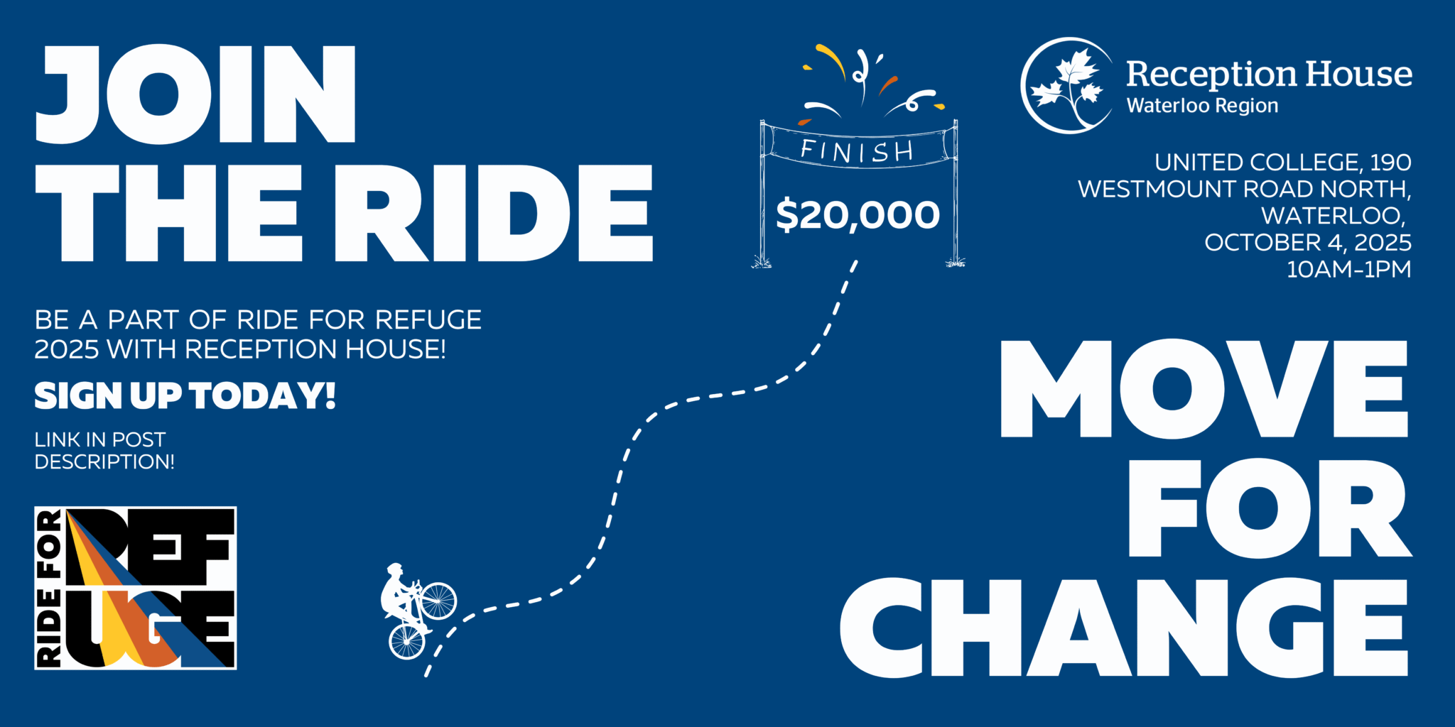 Ride for Refuge 2025 – Support Refugees in Waterloo Region | Reception ...